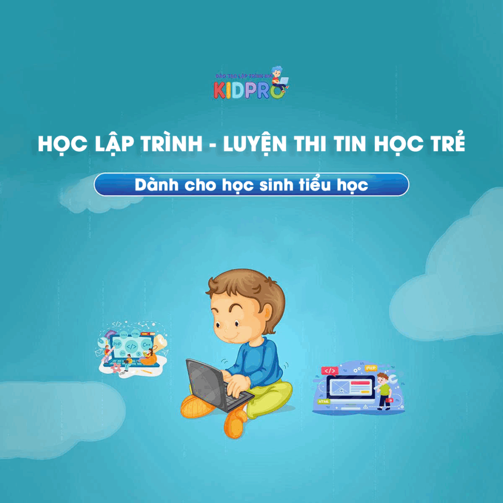 Học lập trình – Luyện thi tin học trẻ cho học sinh cấp 1 - Kidpro